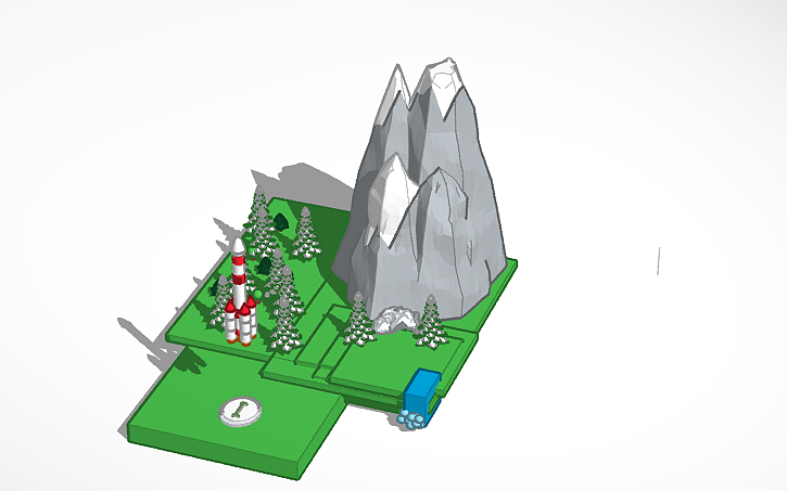 3D design PSLV - ISRO: India - Tinkercad