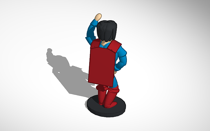 3D design Superman - Tinkercad