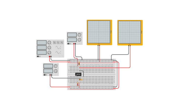 Circuit design Closed Loop Non-Inverting Op-Amp_Devtyana Ayu Kiesha Dewi - Tinkercad