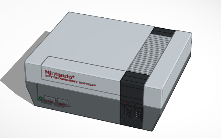 3D design NES Model - Tinkercad