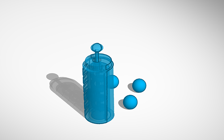 3D design Working cannon prototype! - Tinkercad