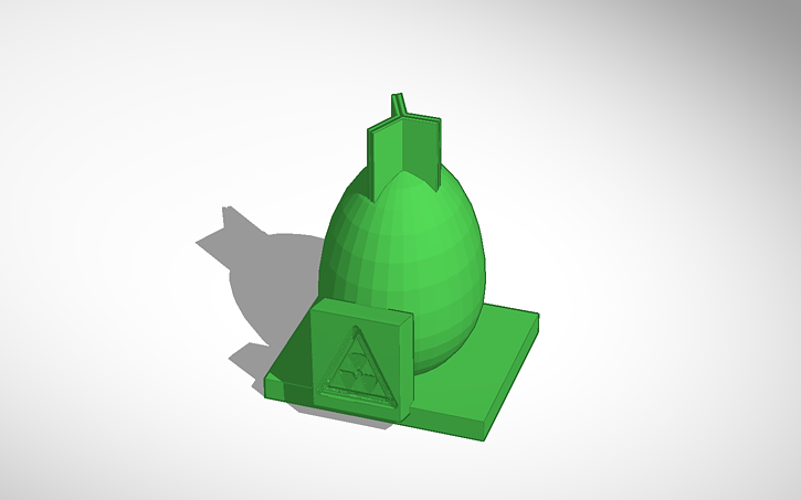 3D design NUKELEAR BOMB | Tinkercad