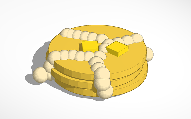 3D design Stack of Pancakes | Tinkercad