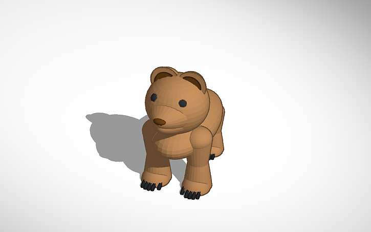 3D design Bear - Tinkercad