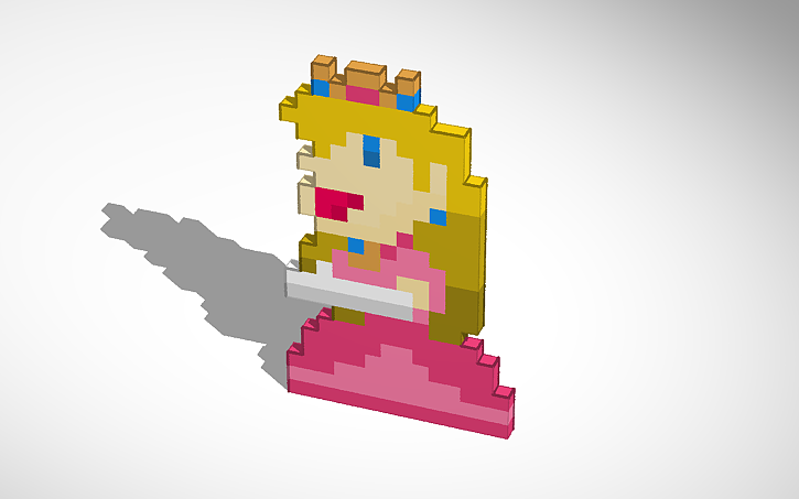 3D design Peach - Tinkercad