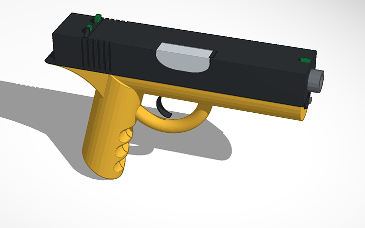 3D design Glock 3d model - Tinkercad