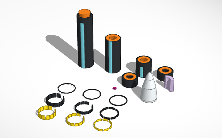 3D design Peacekeeper ICBM | Tinkercad