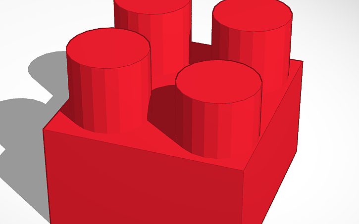 3D design Lego Block Build | Tinkercad