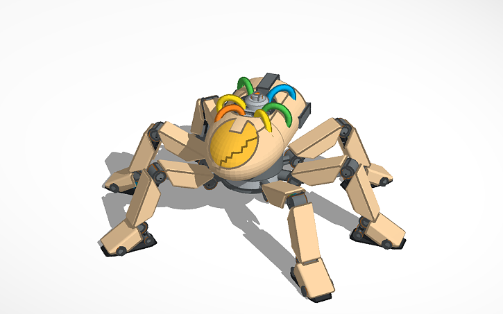 3D design T3X-6700 Shielded Mechanical Tank - Tinkercad