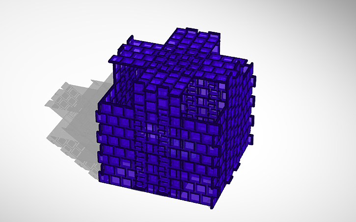 3D design Caged Words - Tinkercad