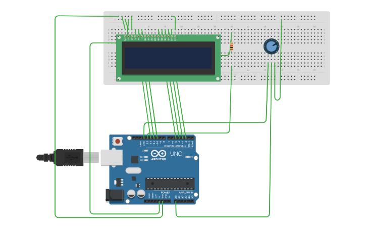 Circuit Design Arduino Potentiometer Tinkercad