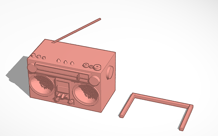 3D design Musicopoly-boombox | Tinkercad