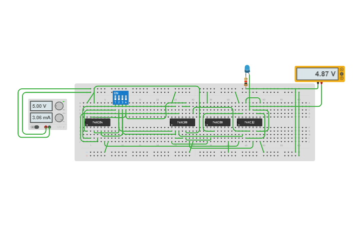 Circuit Design 4 Circuit Of Boolean Equation Tinkercad