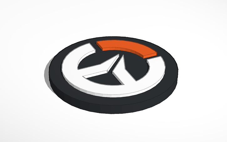 3D design Overwatch coin | Tinkercad