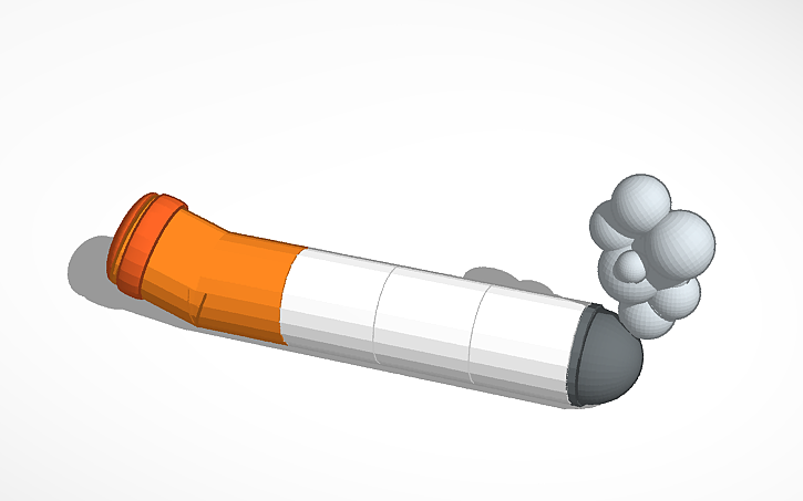 3D design Cigarette - Tinkercad