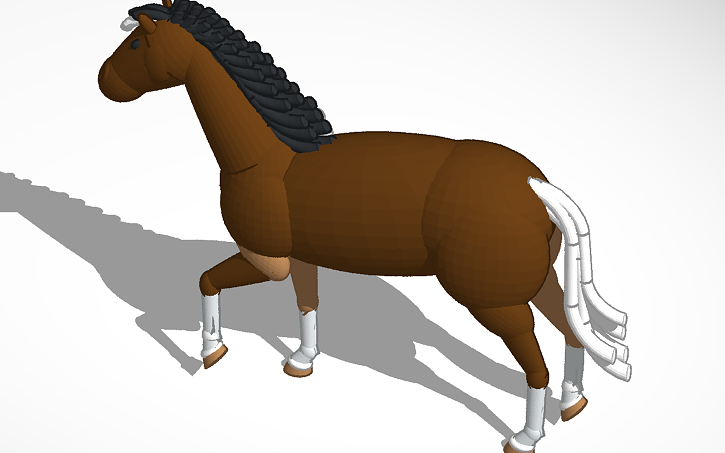 3D design horse - Tinkercad