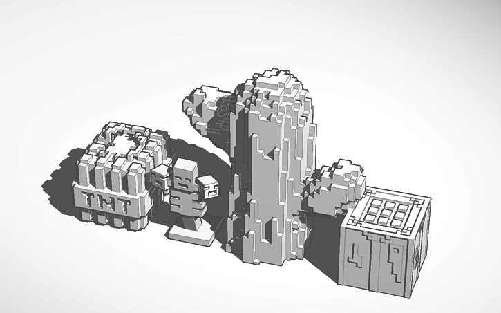 3D design minecraft - Tinkercad