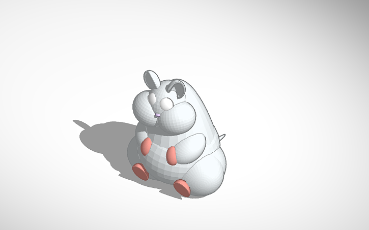 3D design Spirited away mouse - Tinkercad