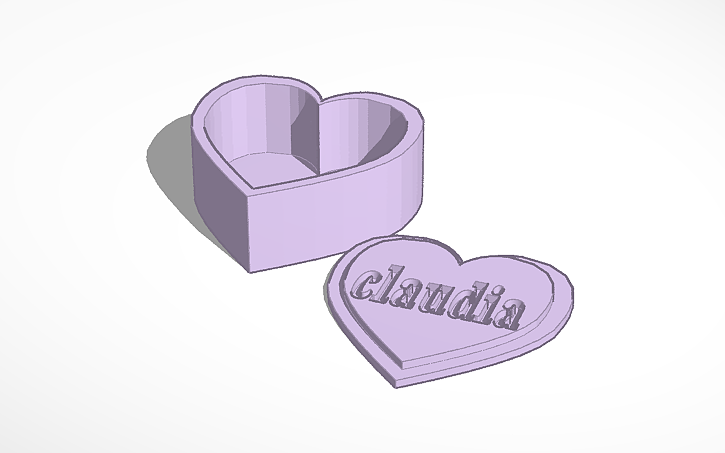 3D design Heart-Shaped Box Activity - Tinkercad