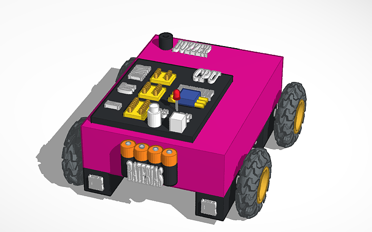 3D design AACP_SENSINGBOT_408 - Tinkercad