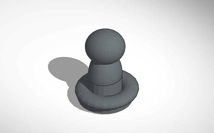 3D design pawn | Tinkercad