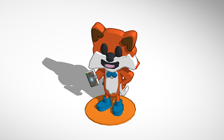 3D design Lucky Swiftail funko pop - Tinkercad