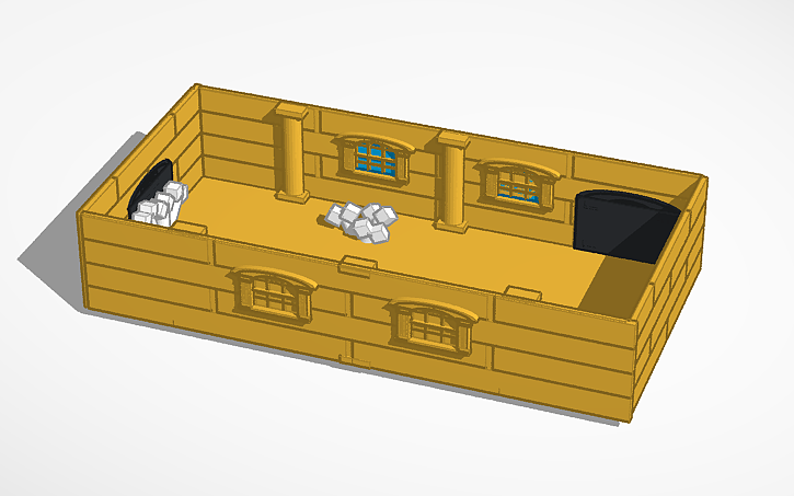 3D design Judgement Hall - Tinkercad