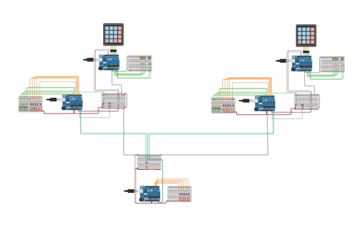 Circuit design Elevador Inteligente - Tinkercad