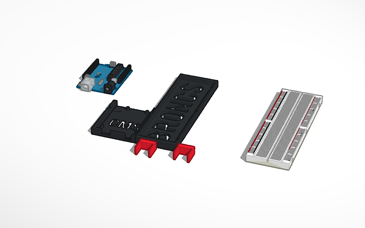 3d Design Arduino And Breadboard Holder Tinkercad 9029