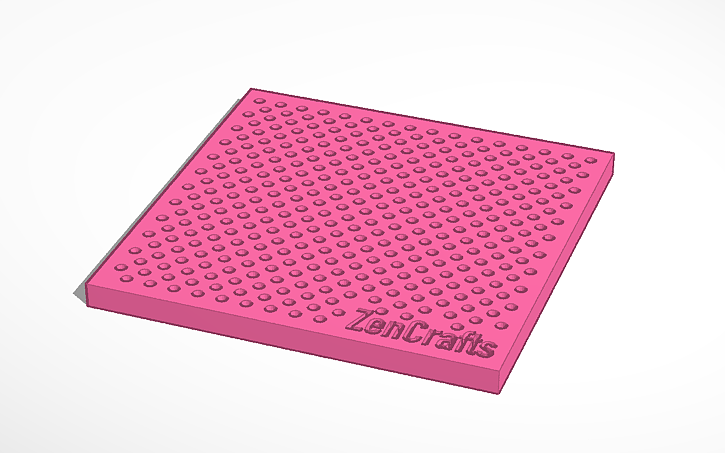 3D design Wire jig for wire crafts - Tinkercad