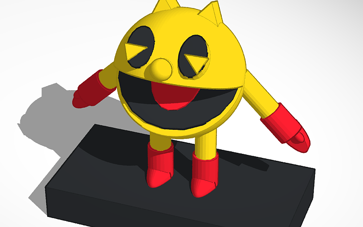 3D design Pac Man - Tinkercad