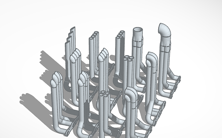 3D design more headers - Tinkercad