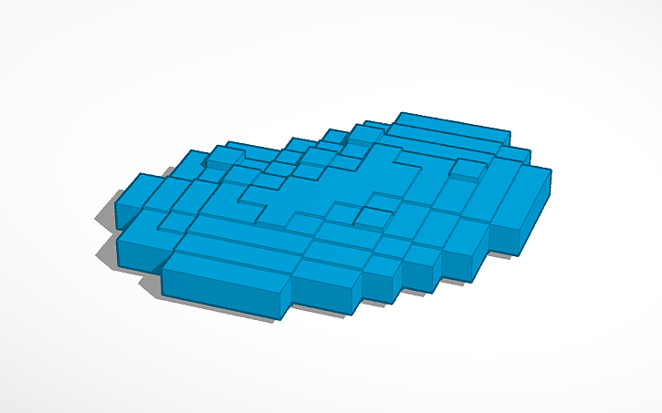 3D design Minecraft Cooked Beef | Tinkercad