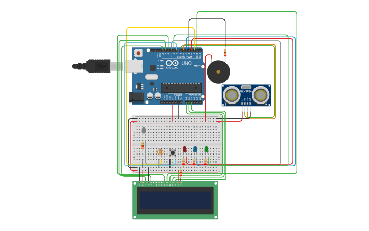 Circuit design AUTOMATIC HOME SECURITY SYSTEM - Tinkercad
