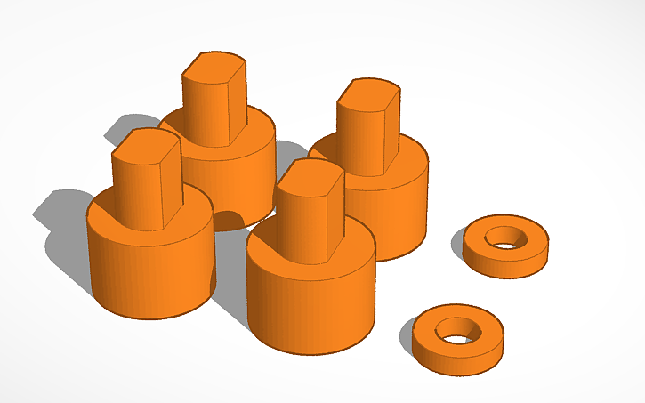 3D design Sharp R930 turntable motor shaft adaptor | Tinkercad