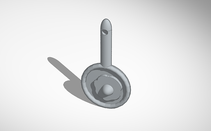 3D design Frying pan with Egg - Tinkercad
