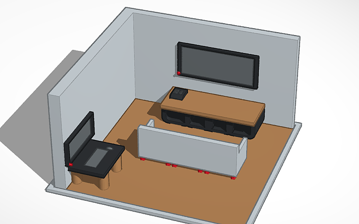 3D design Gaming Room - Tinkercad