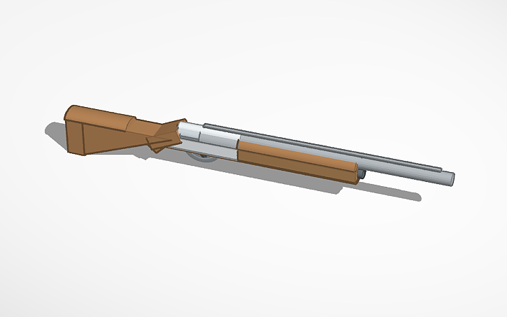 3D design Shotgun - Tinkercad