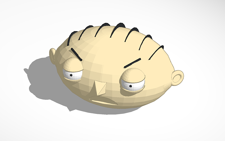 3D design Stewie Family Guy - Tinkercad