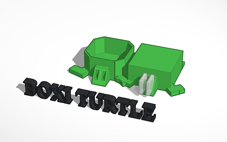3D design Boxi turtle | Tinkercad