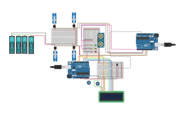 Circuit design MICRO-PROCESSOR (MINI PROJECT) - Tinkercad