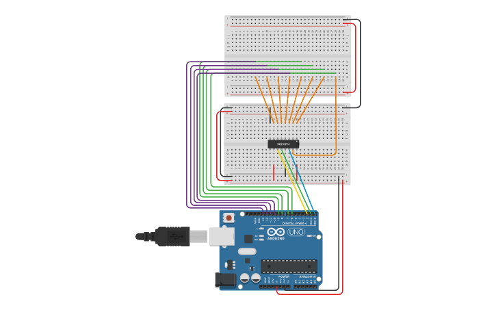 Circuit Design Tester Lan Tinkercad