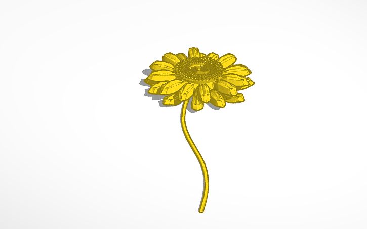 3D design Sunflower - Tinkercad