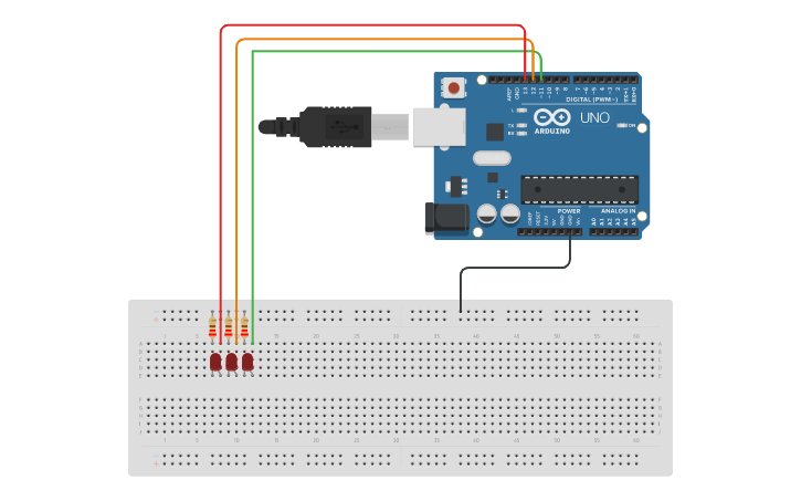 Circuit design ejercicio arduino - Tinkercad