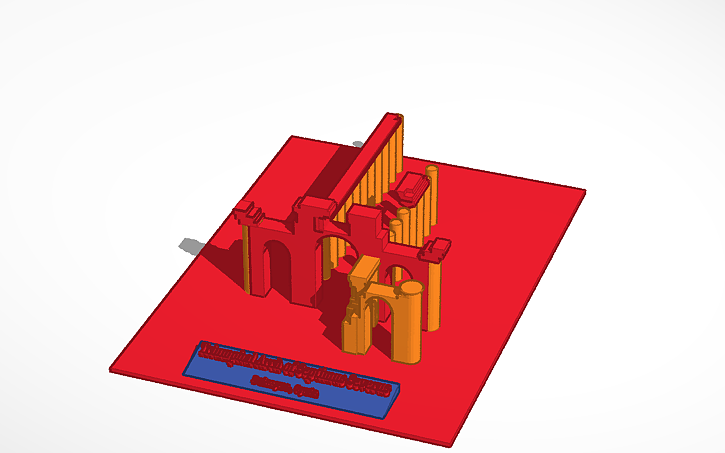 3D design Palmyrene Triumphal Arch | Tinkercad