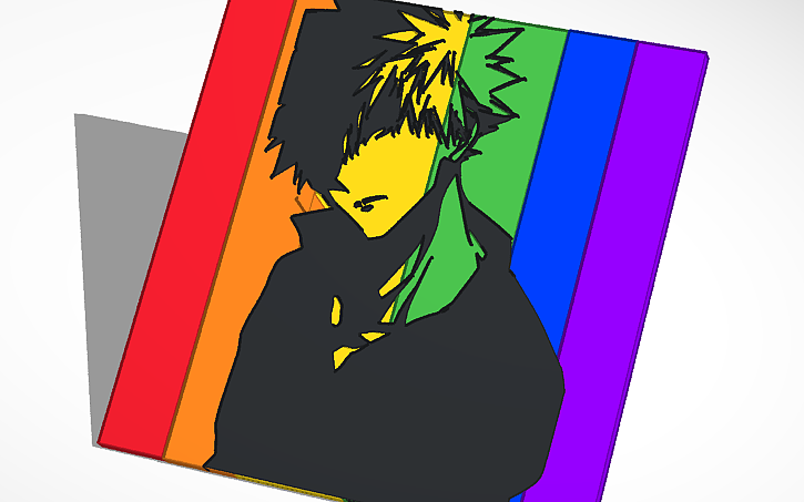 3D design LGBTQ / Katsuki Bakugou | Tinkercad