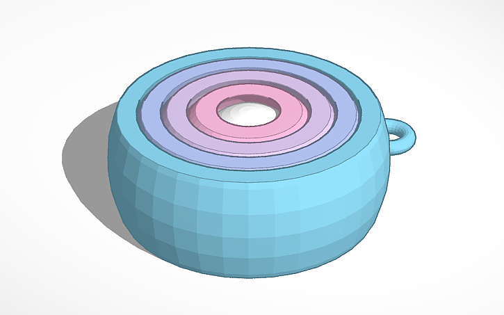 3D design Keychain Fidget - Tinkercad