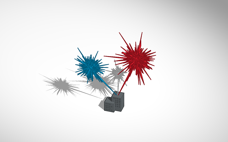 3D design FIREWORKS -- DO NOT PRINT | Tinkercad