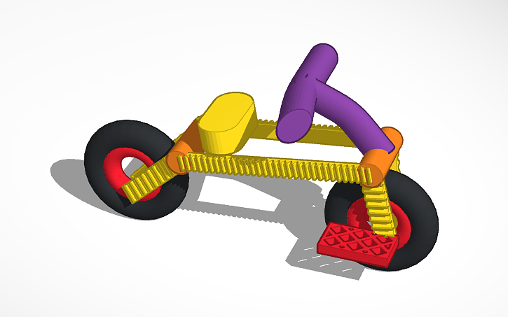 3D design Bike - Tinkercad