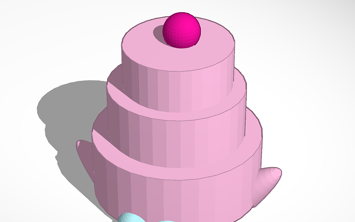 3D design sweet cake | Tinkercad